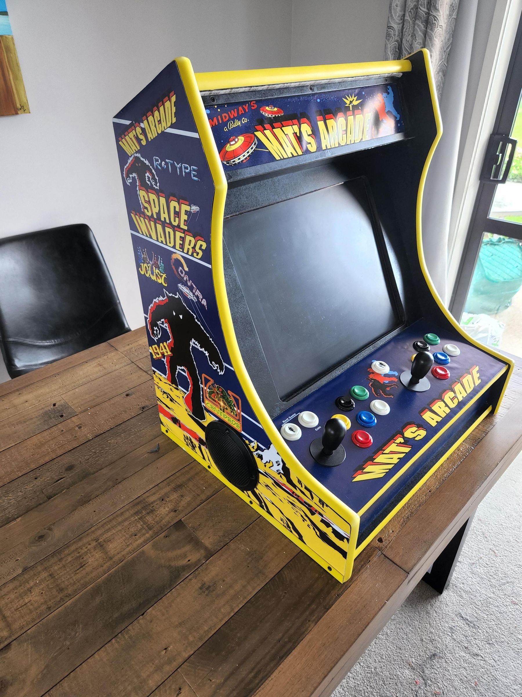 2-Player Bartop Arcade Machine (Powered by Pi) : 19 Steps (with ...