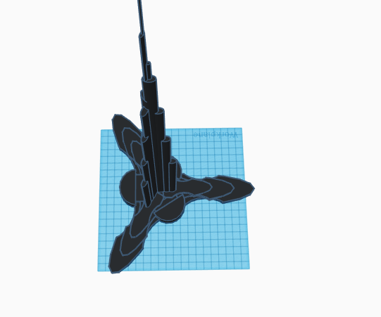 Making a Burj Khalifa Model With TinkerCAD - Entry for Scene in Student ...