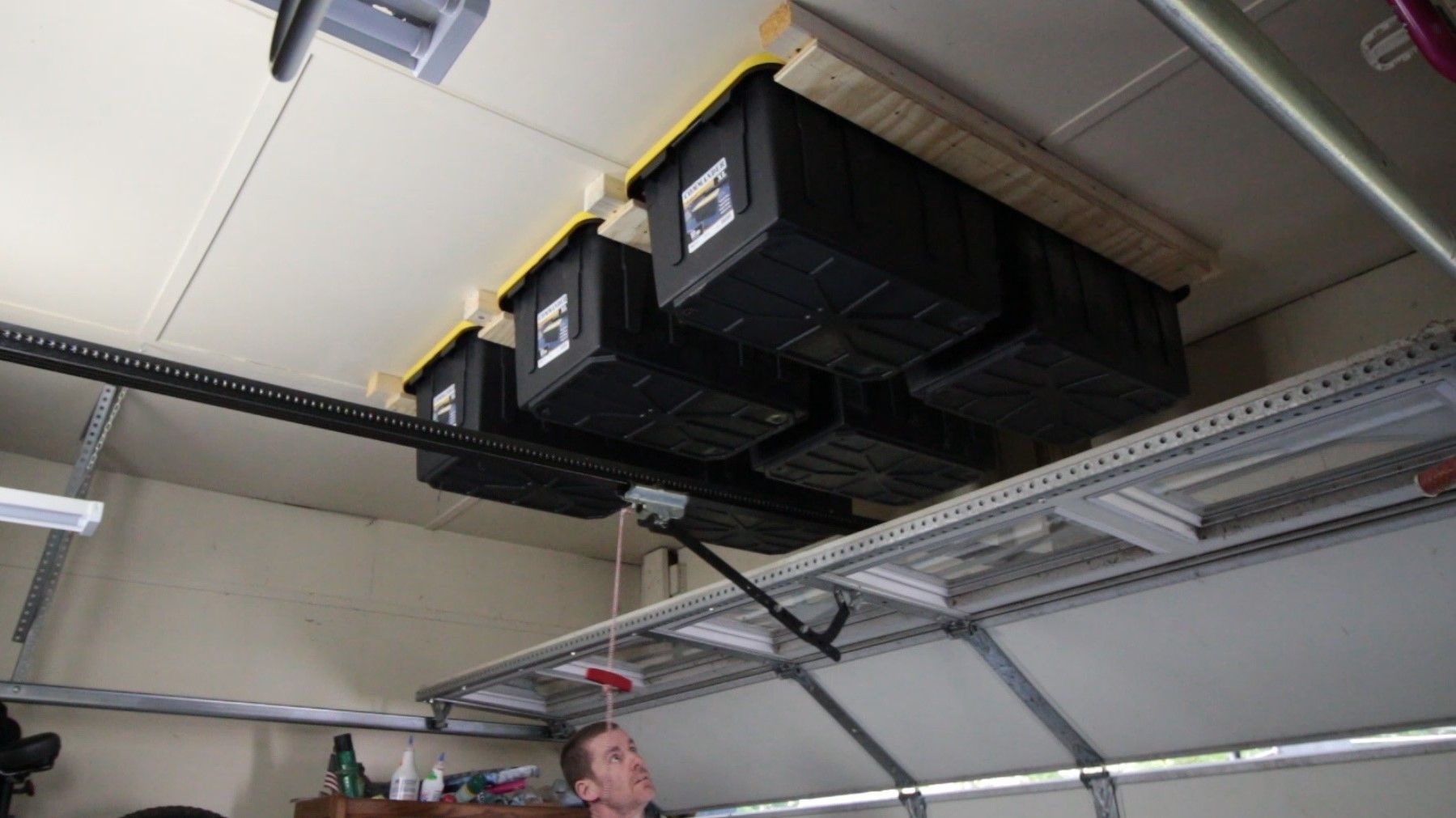 Over Garage Door Storage : 10 Steps (with Pictures) - Instructables