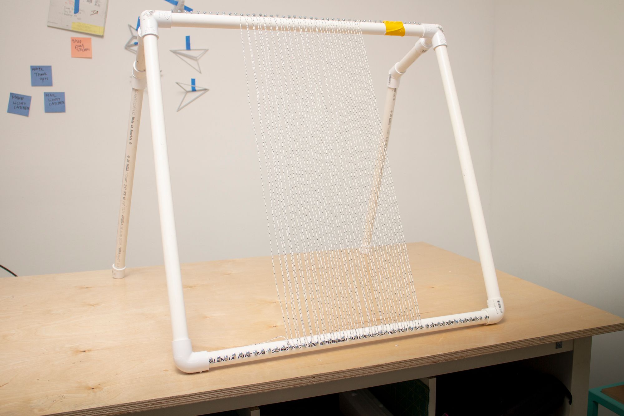 Make a Basic Loom With PVC Pipe : 15 Steps (with Pictures) - Instructables