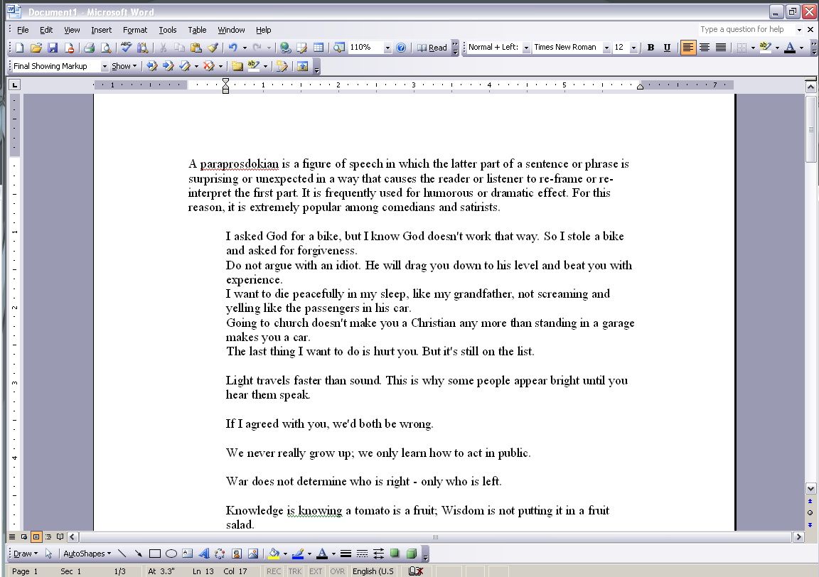 Quick Formatting With Notepad and Word : 8 Steps - Instructables