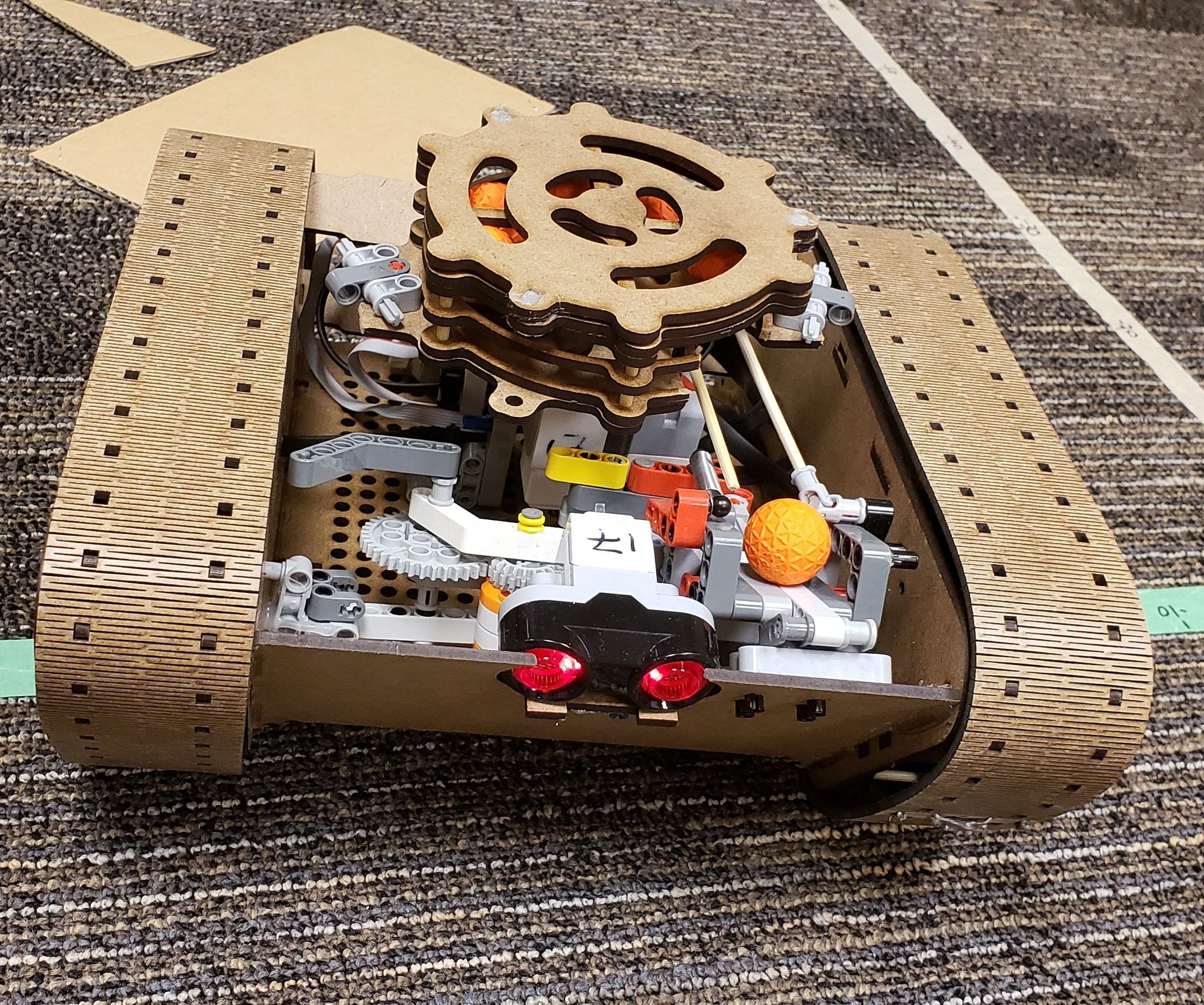 Laser Cut Nerf Ball Shooting Lego EV3 Tank : 4 Steps - Instructables