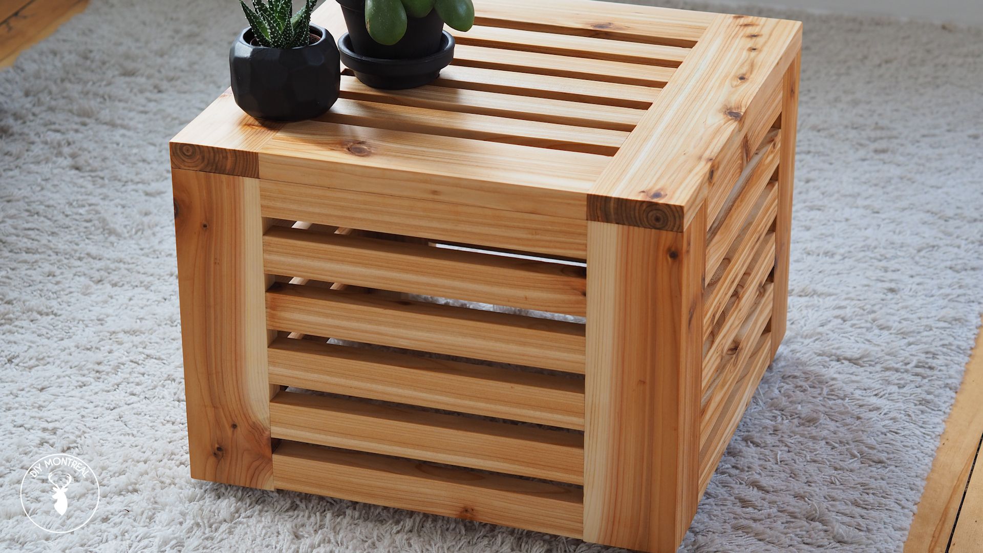 Slatted Cube Table : 8 Steps (with Pictures) - Instructables