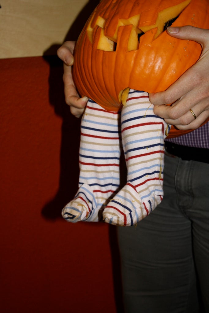 Infant Pumpkin Costume with Pictures Instructables infant-pumpkin-costume-with-pictures-instructables