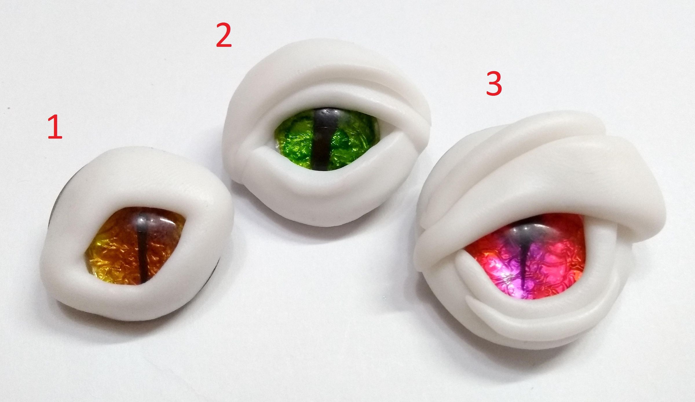 DIY Dragon Eye Brooch From Polymer Clay : 6 Steps (with Pictures ...