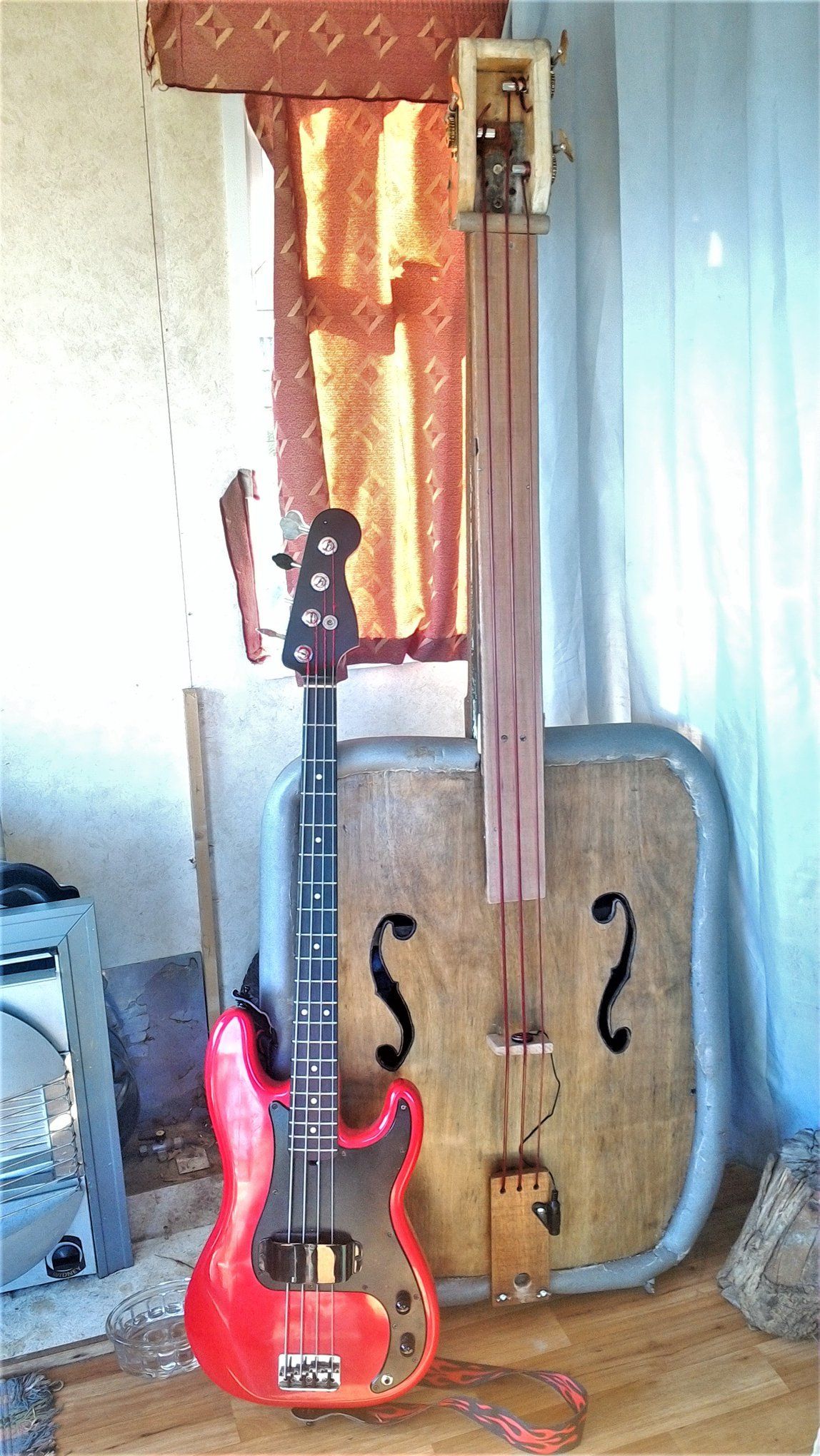 3-string Wheelbarrow Upright Bass : 12 Steps (with Pictures ...