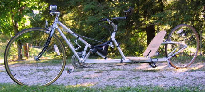 Build a Long-wheelbase Low Racer Recumbent Bicycle : 15 Steps (with ...