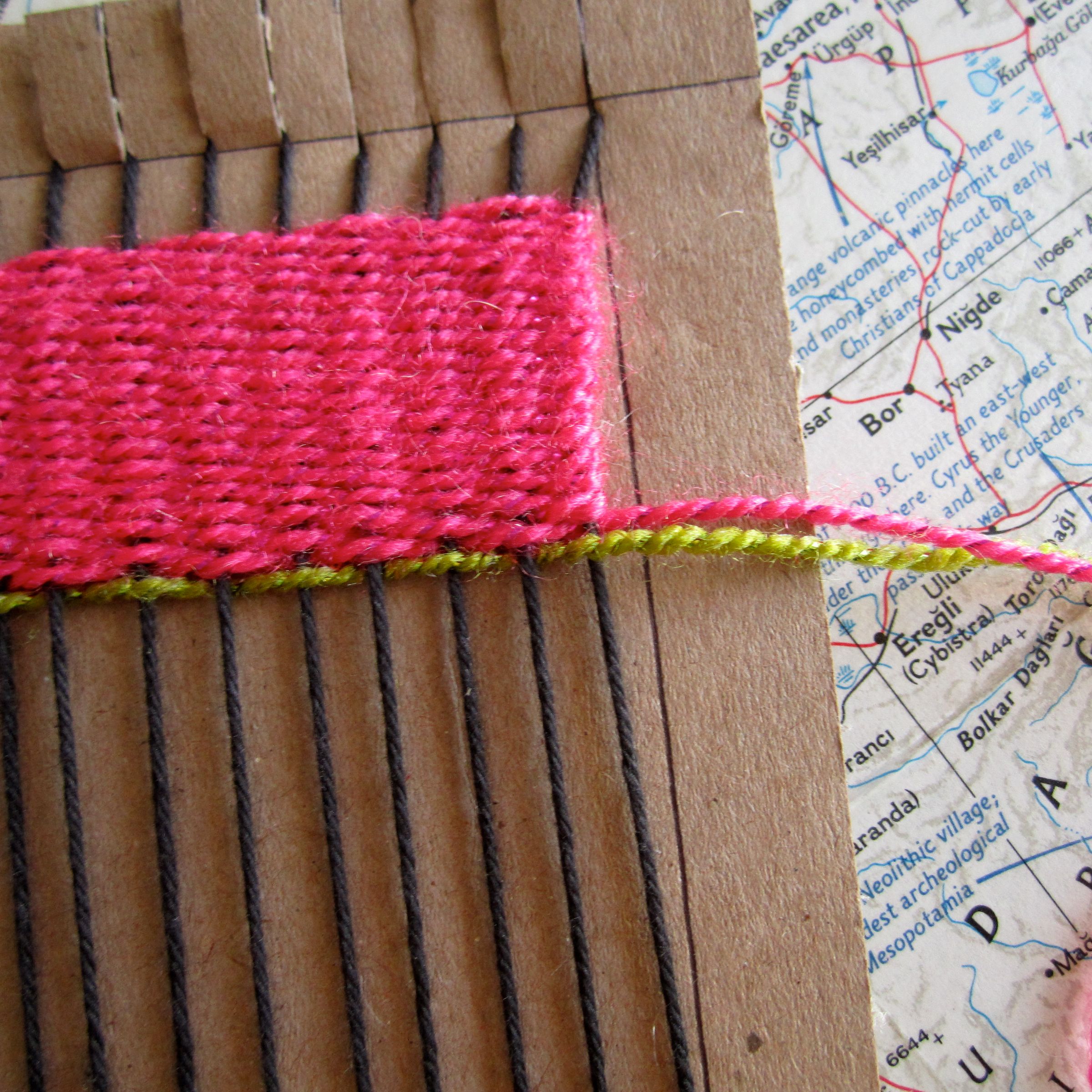 How to Weave on a Cardboard Loom : 9 Steps (with Pictures) - Instructables