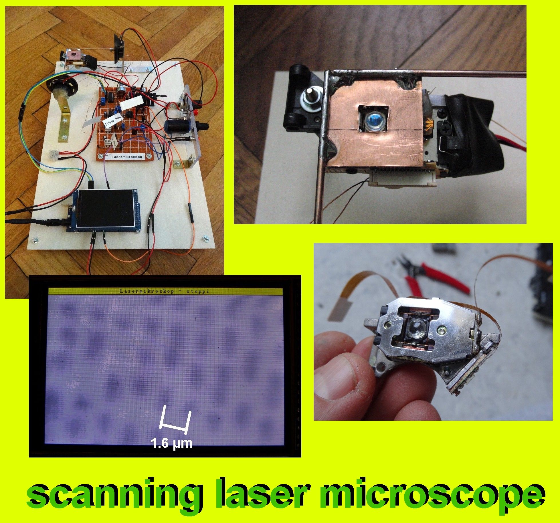 Scanning Laser Microscope With Arduino : 7 Steps (with Pictures) - Instructables