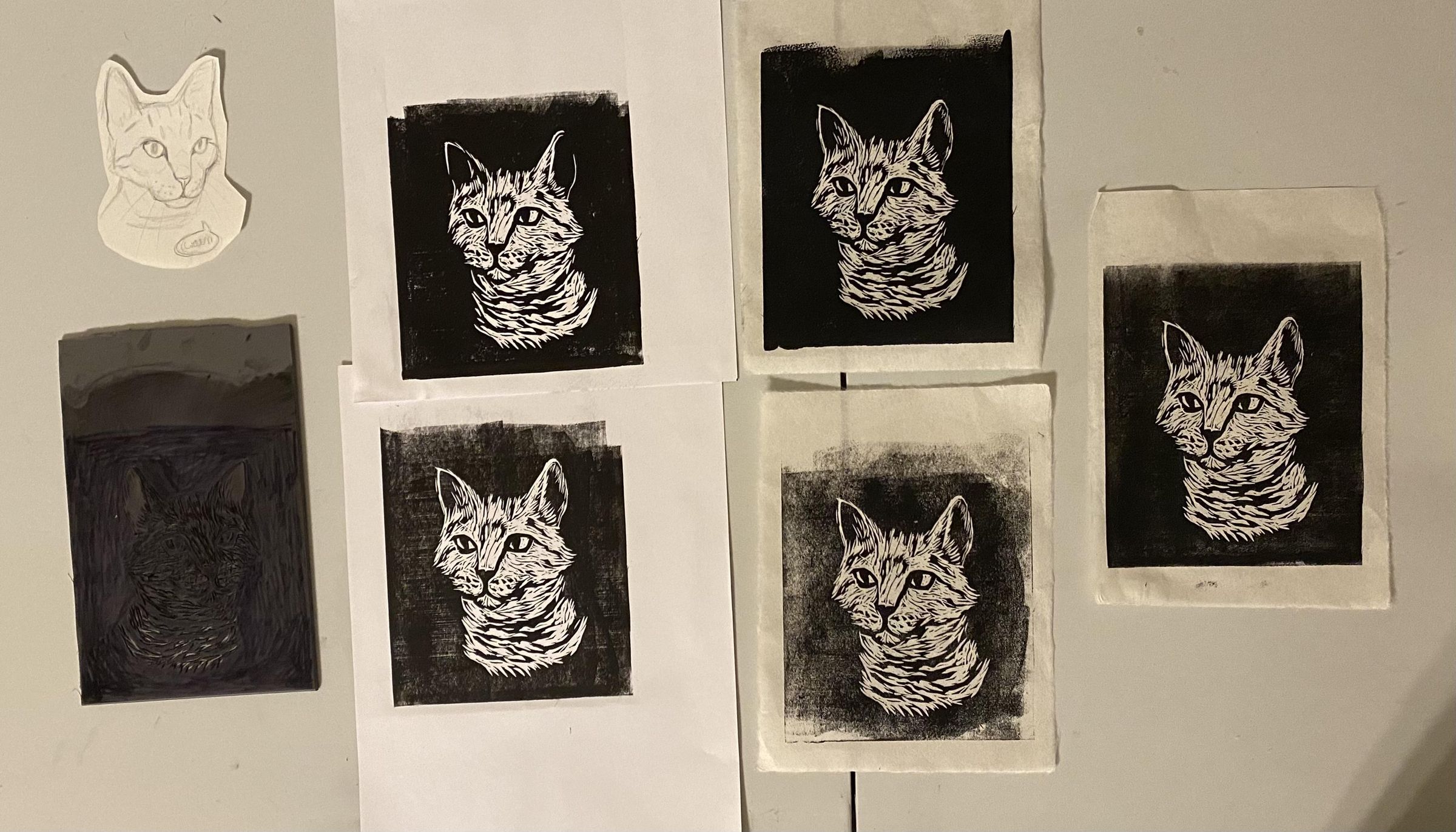 Making a Linocut Print From Start to Finish : 11 Steps (with Pictures ...