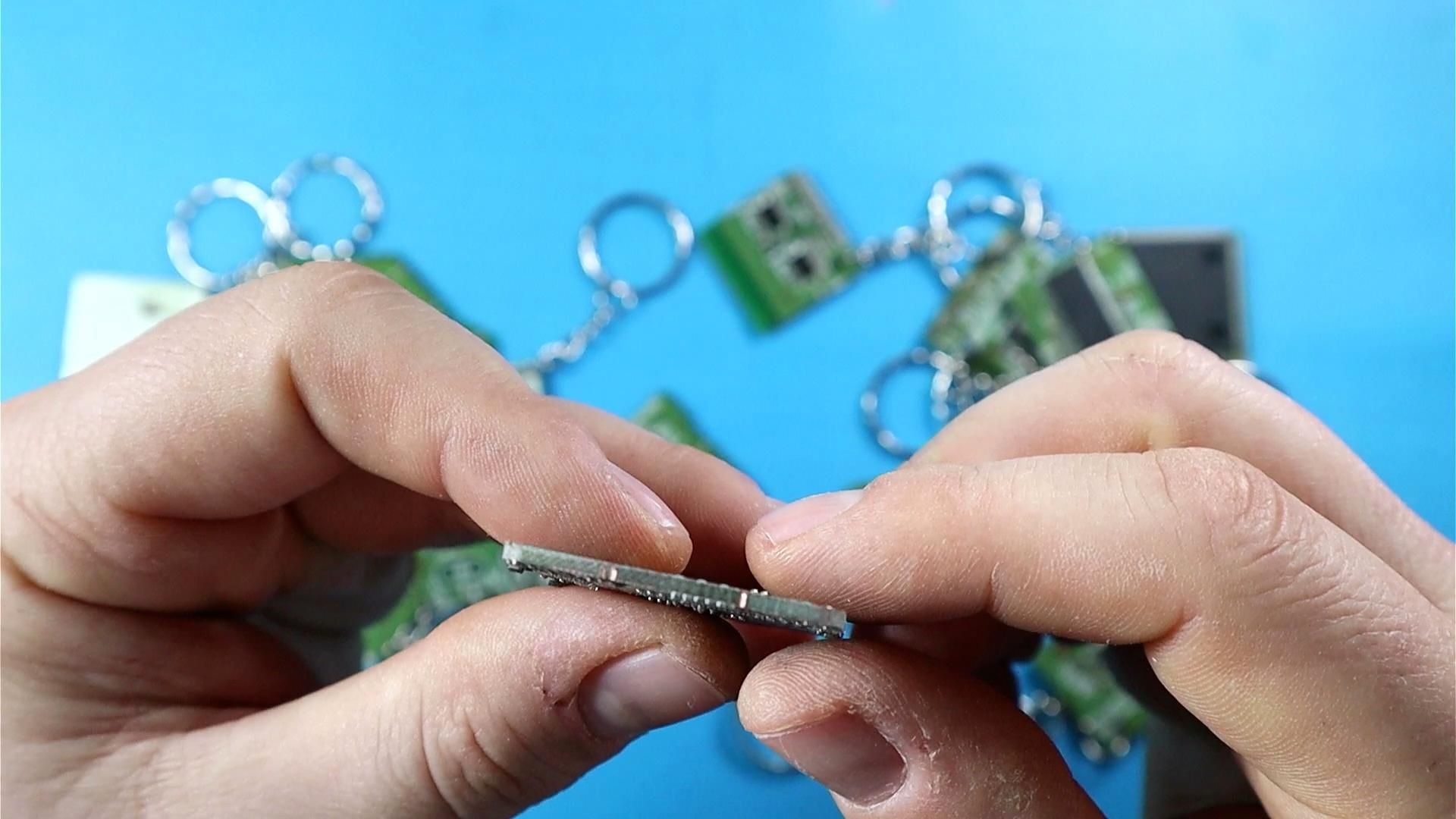 How to Make Beautiful PCB Keyrings From Recycled Printed Circuit Boards ...