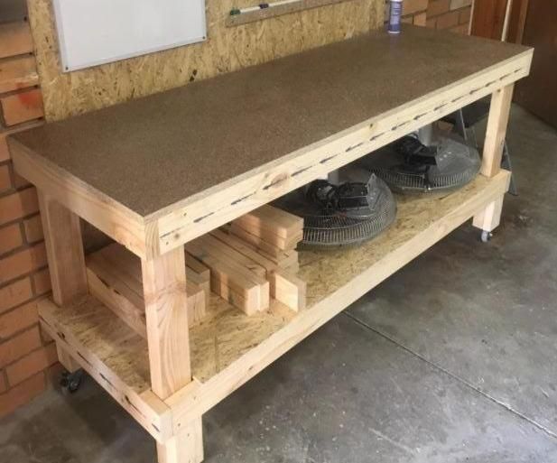 Simple Workshop Workbench : 9 Steps (with Pictures) - Instructables