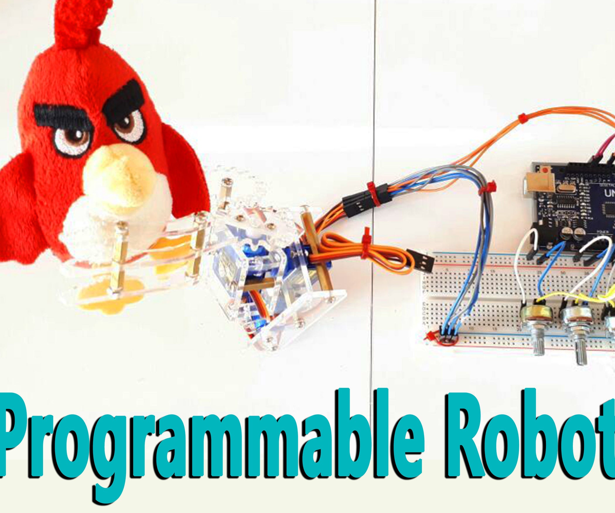 Arduino - Programmable Robotic Arm (Record and Repeat of the Servo ...