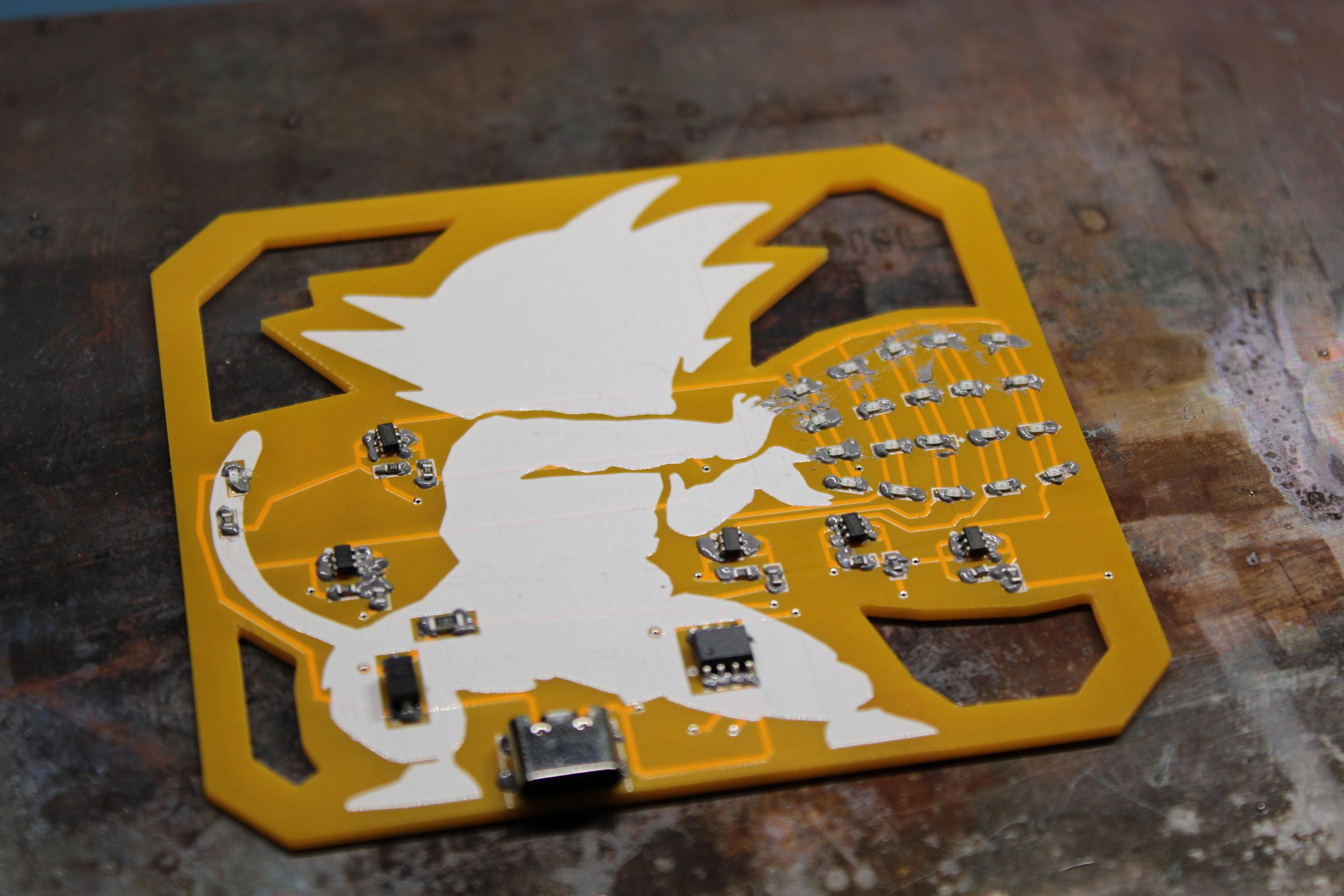 Goku PCB Badge V2 : 13 Steps - Instructables