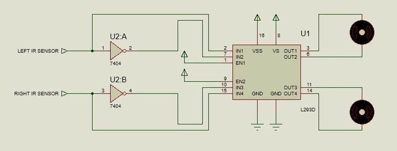 Obstacle Avoiding Robot With IR Sensors Without Microcontroller : 6 Steps - Instructables