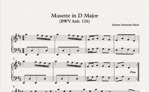 4 Easy Piano Pieces by Bach for Every Beginner Piano Student : 5 Steps ...