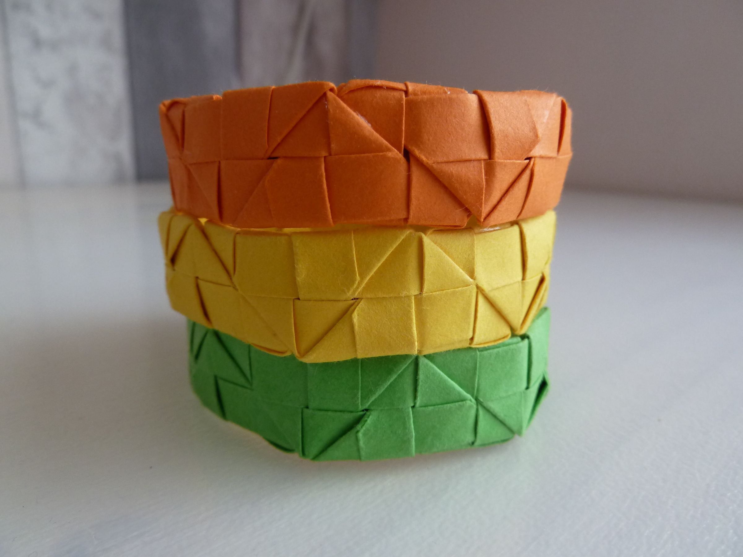 Origami Square Bracelets : 9 Steps (with Pictures) - Instructables