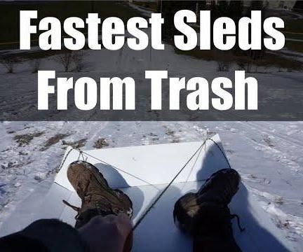 Corrugated Plastic Sleds: Free, Fast, and Easy to Make : 5 Steps (with ...