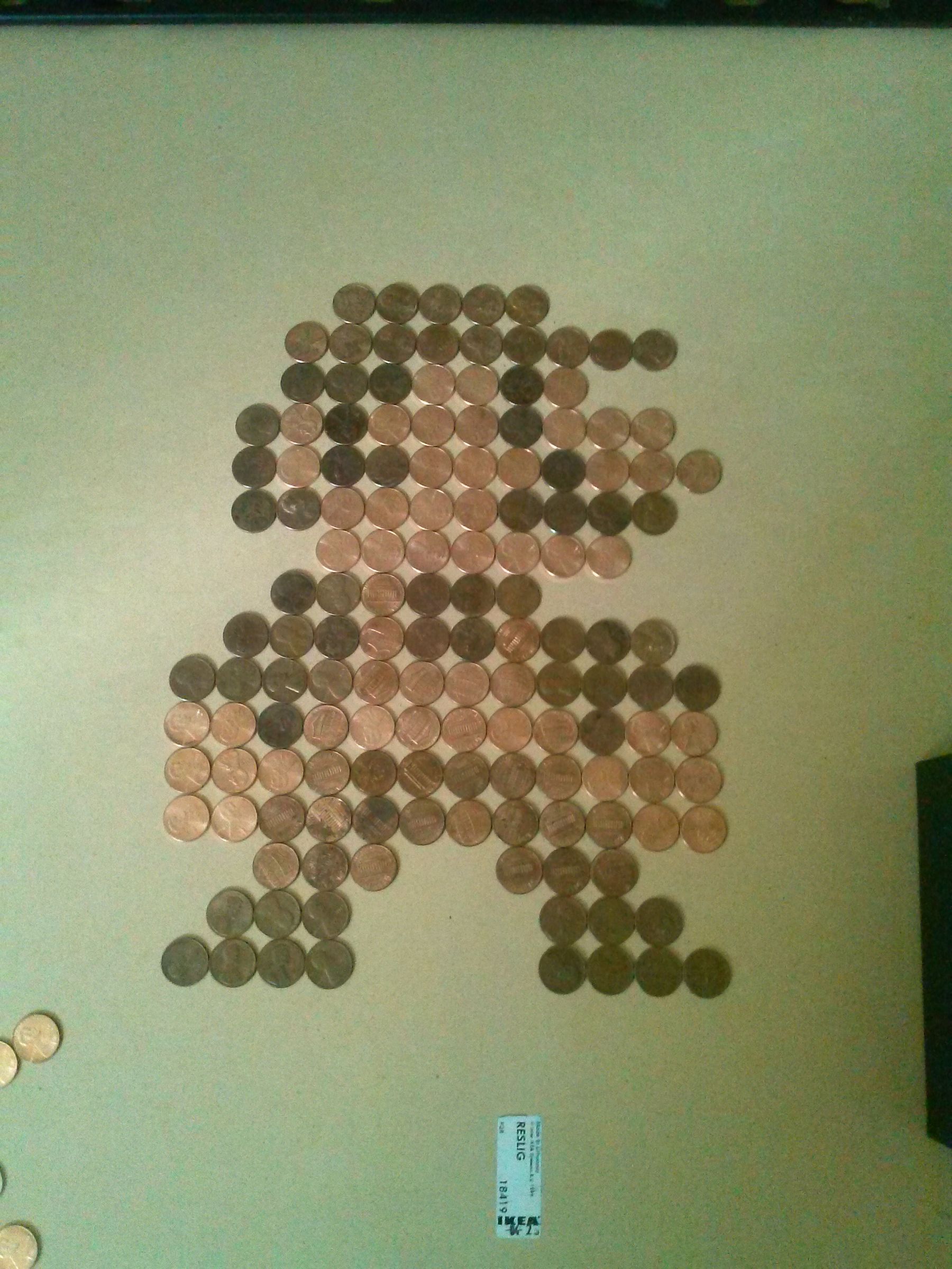 Penny Mario Pixel Art : 9 Steps (with Pictures) - Instructables