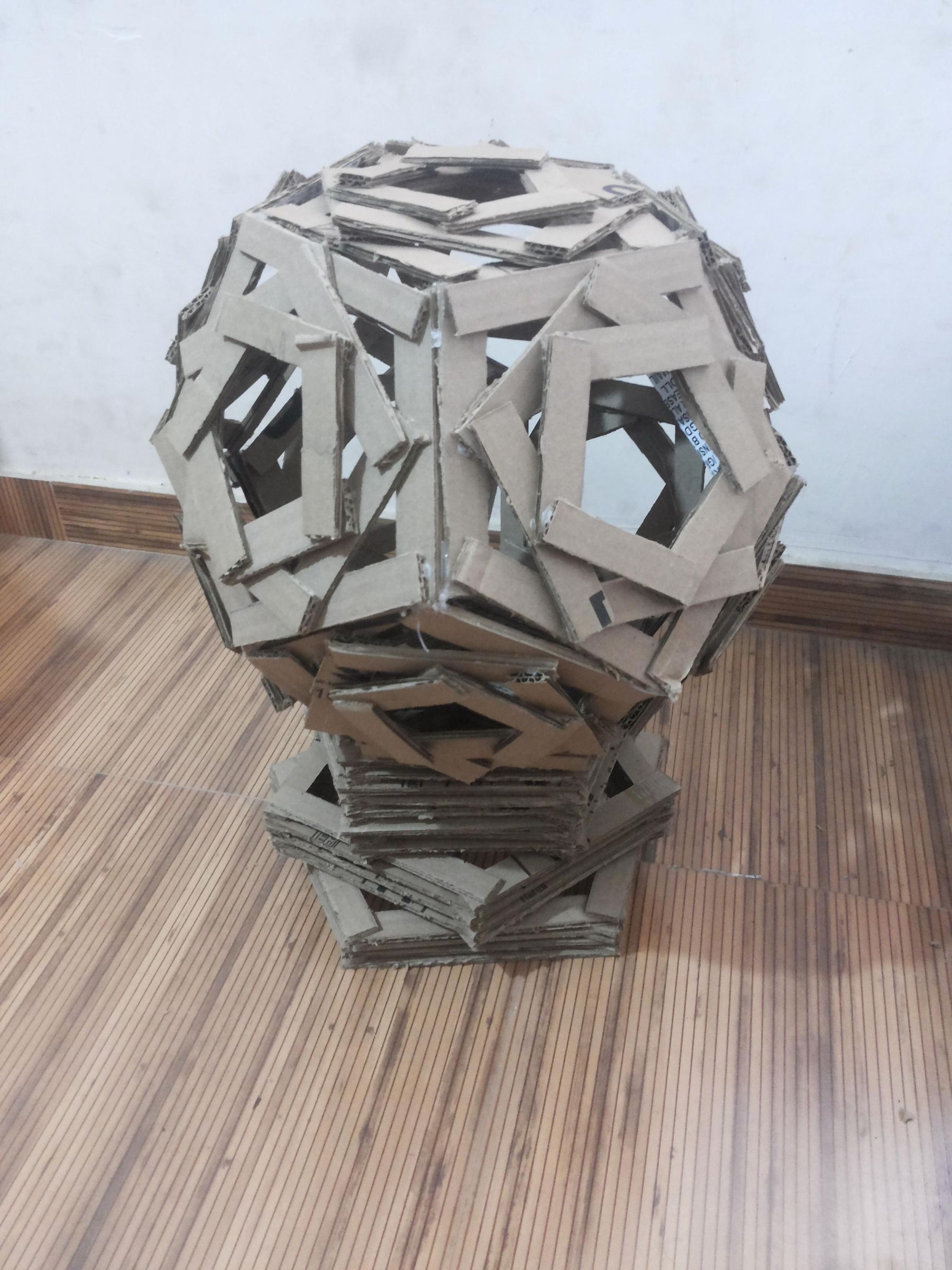 Cardboard Pentagon Table Lamp : 6 Steps (with Pictures) - Instructables