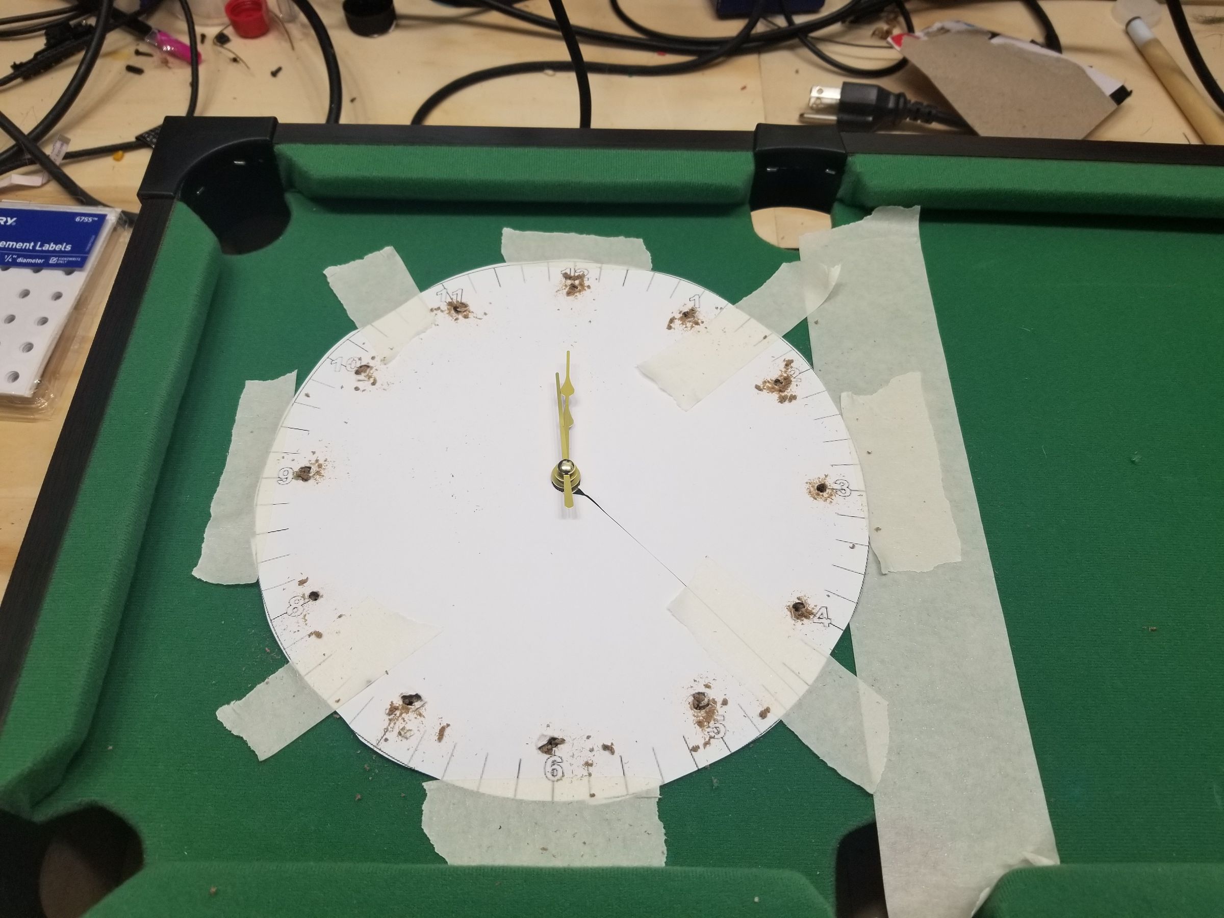 EASY DIY POOL TABLE CLOCK : 6 Steps (with Pictures) - Instructables