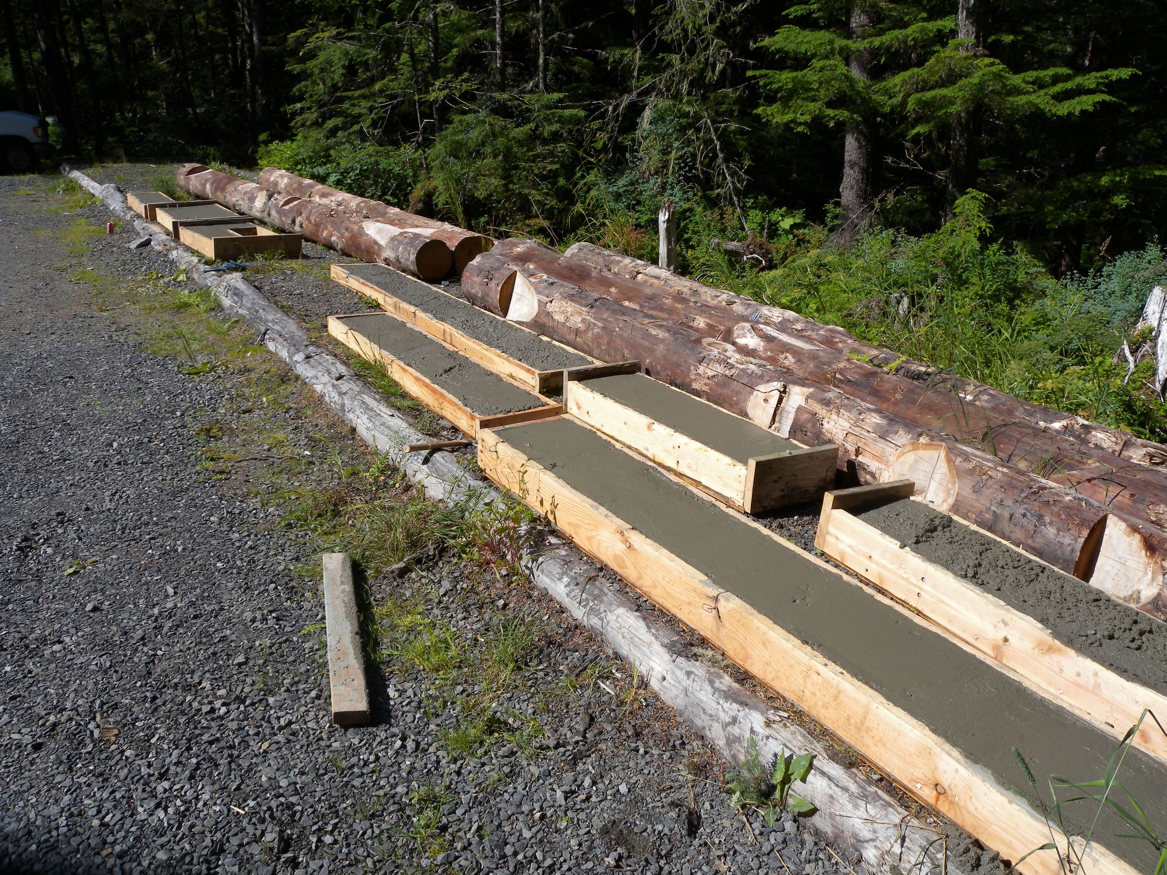 A Cantilevered Foot Bridge Out of Logs - With a Hut! : 9 Steps (with ...