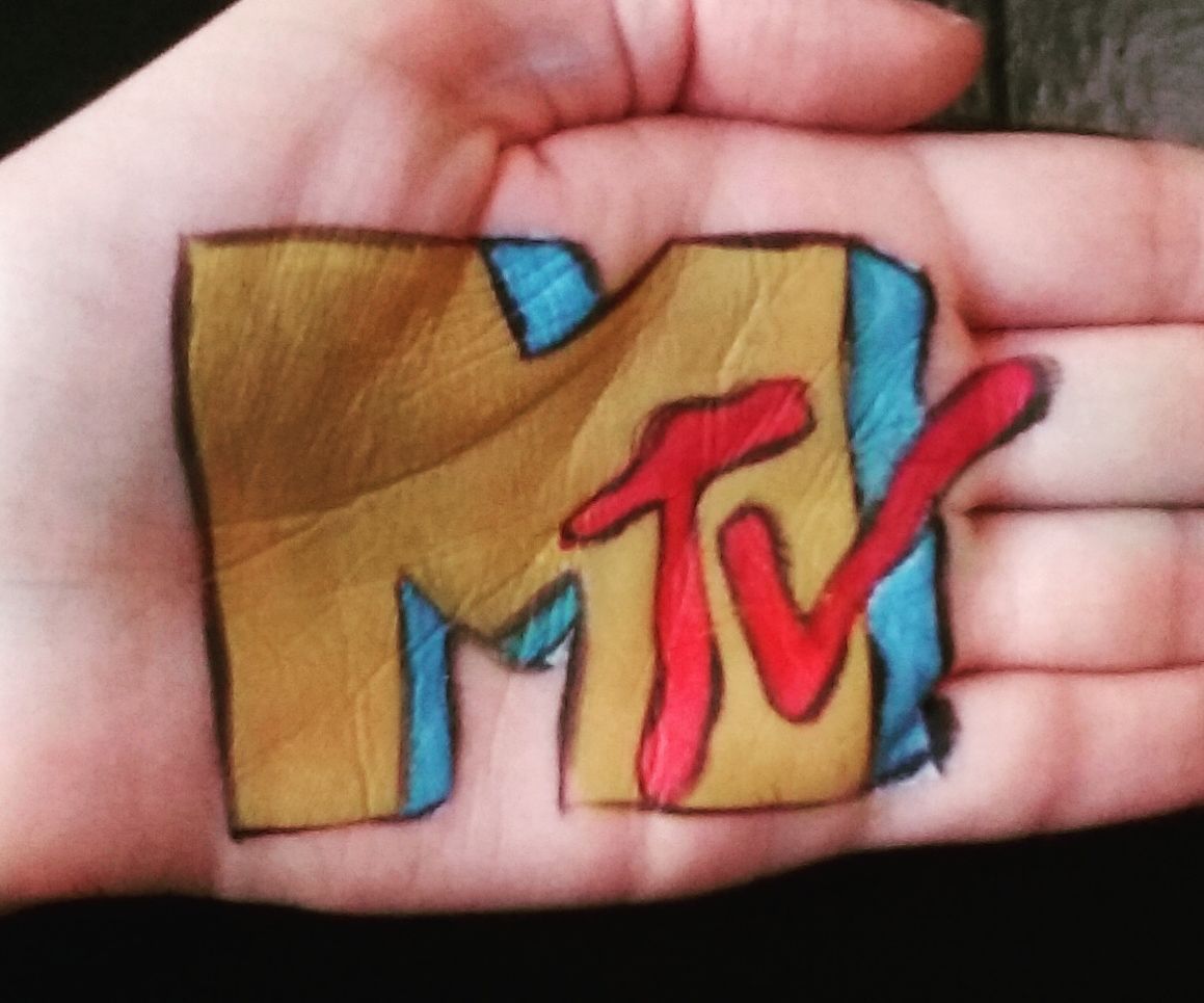 MTV Logo Hand Art : 5 Steps - Instructables