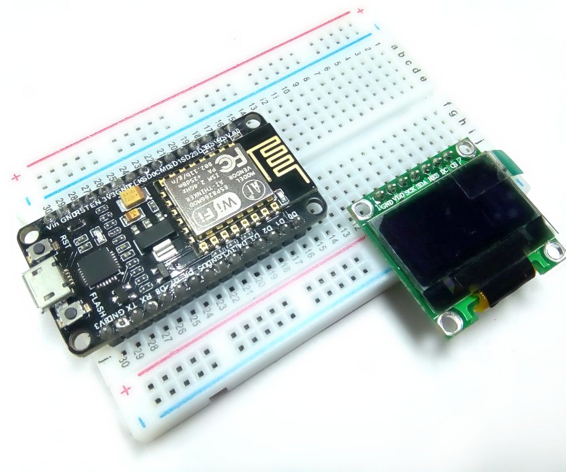 OLED Interfaced to NodeMCU : 5 Steps (with Pictures) - Instructables