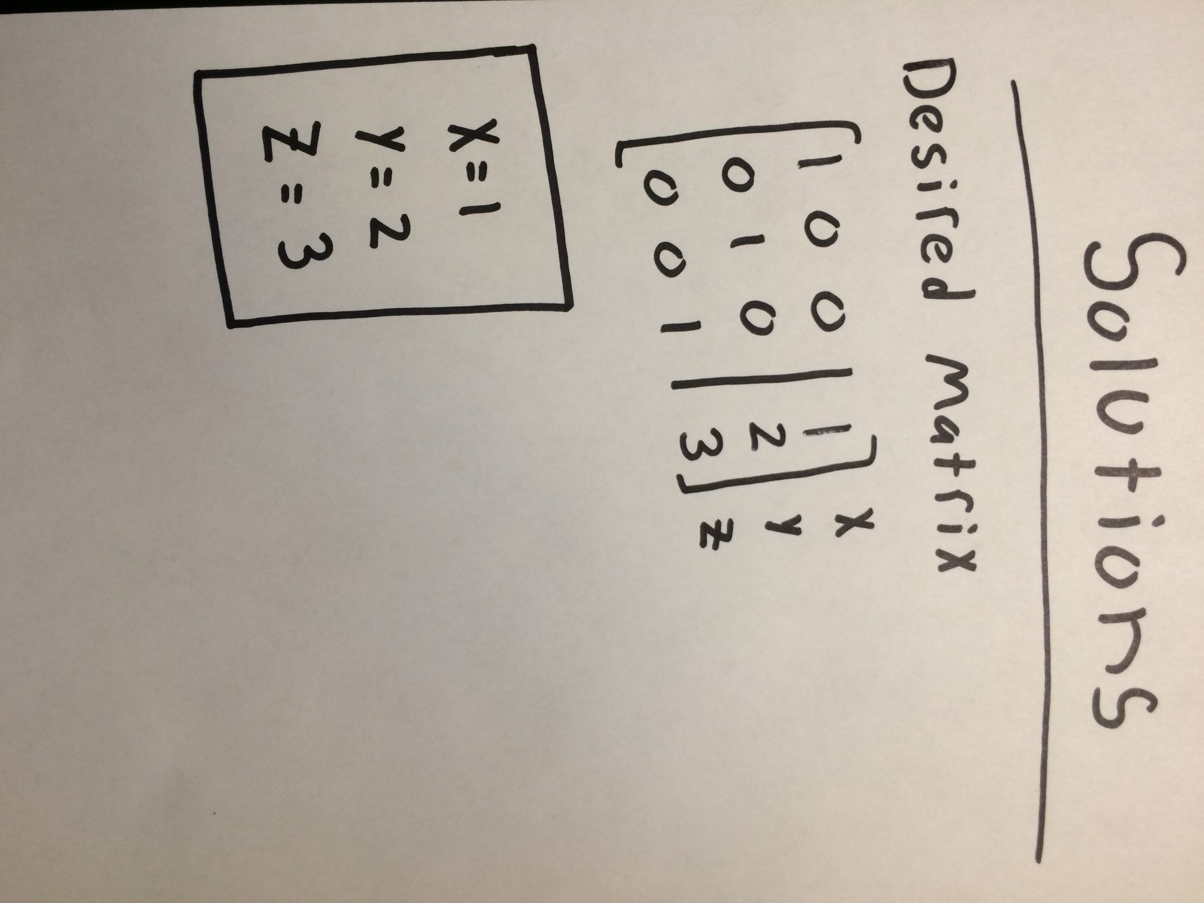 Solving a 3 by 3 System of Equations Using Matrices : 5 Steps ...