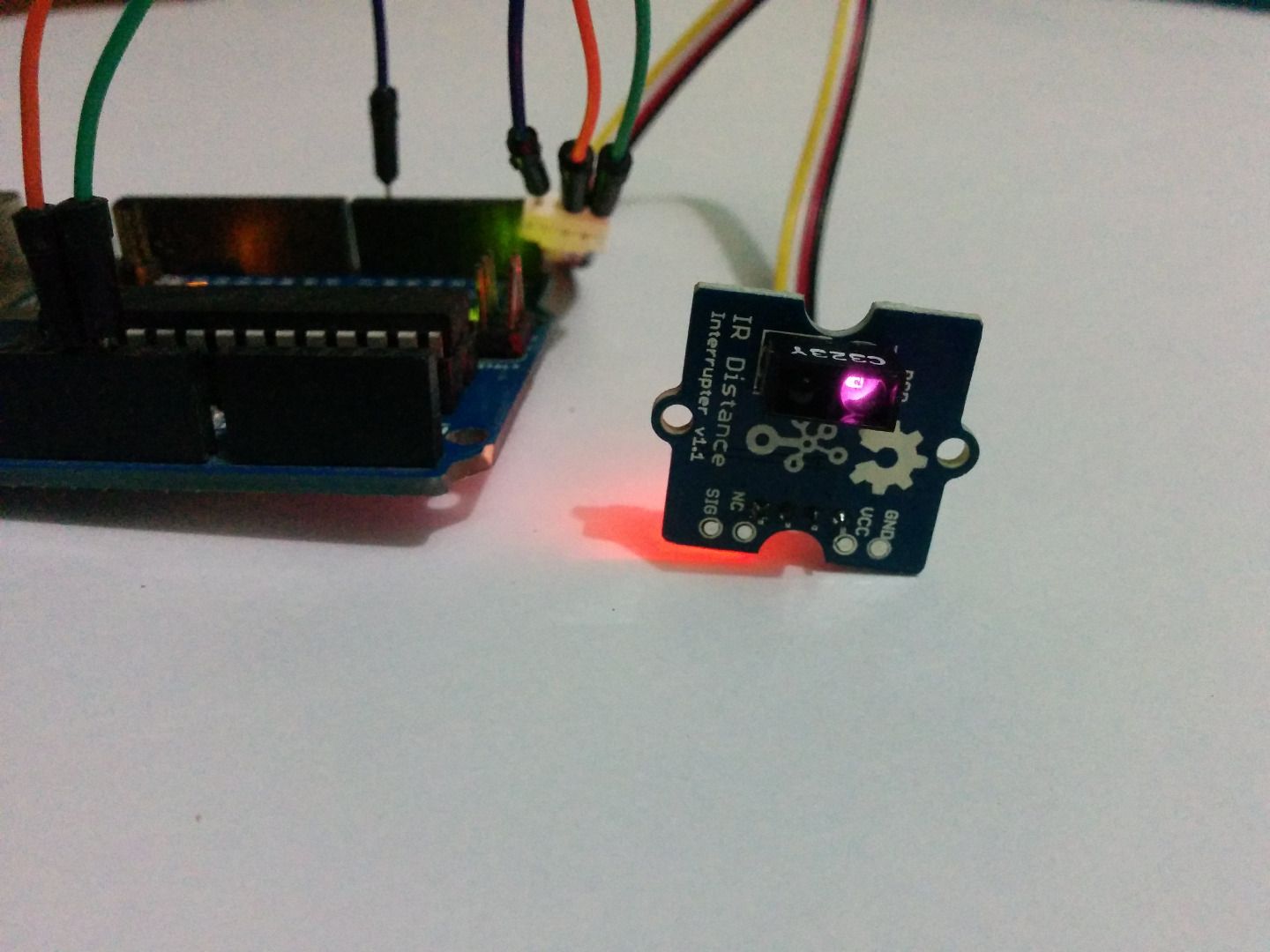 Grove IR Distance Interrupter - Arduino : 3 Steps - Instructables