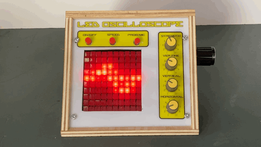 100 LED Oscilloscope : 12 Steps (with Pictures) - Instructables