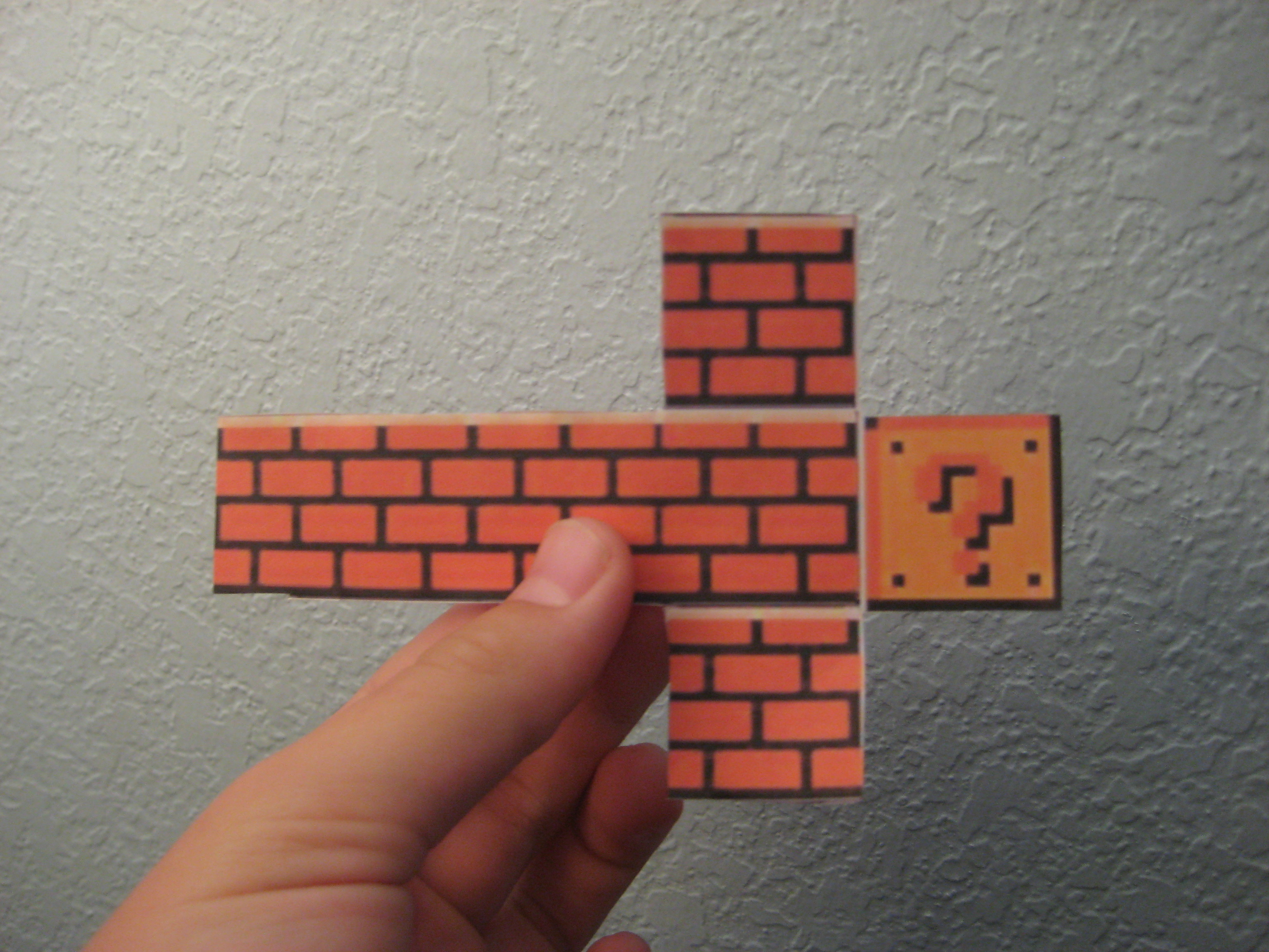 Super Mario Bros. Paper Question Mark Block : 4 Steps - Instructables