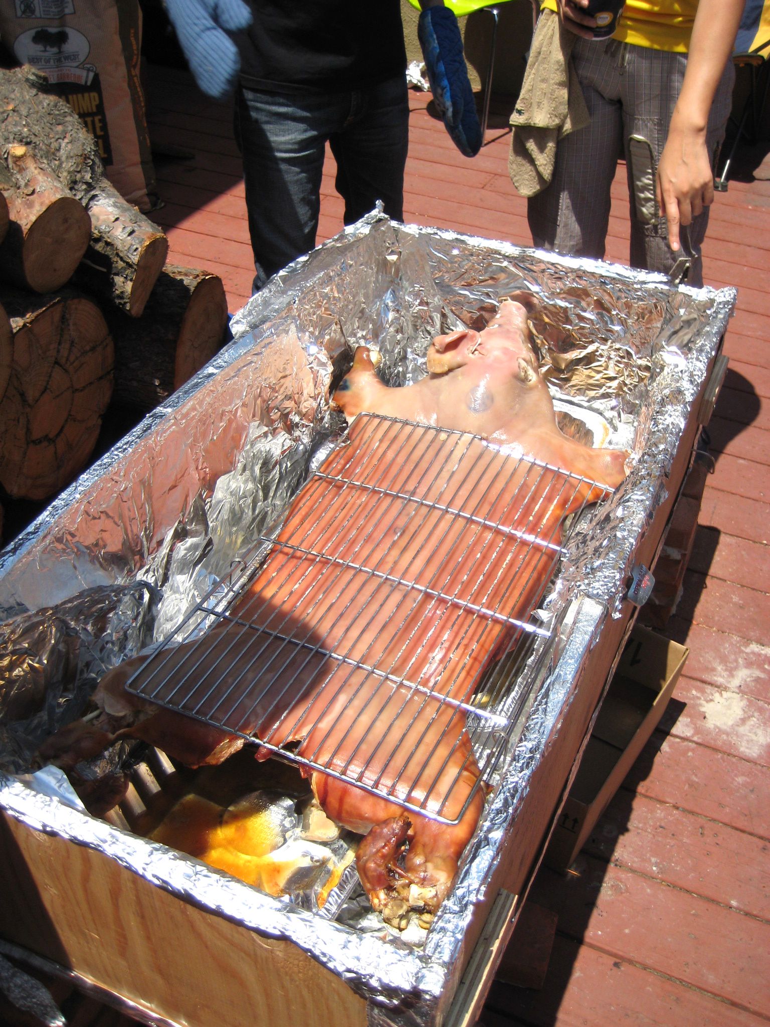 Build a Caja China ~ Roast a Pig in a Box : 10 Steps (with Pictures ...