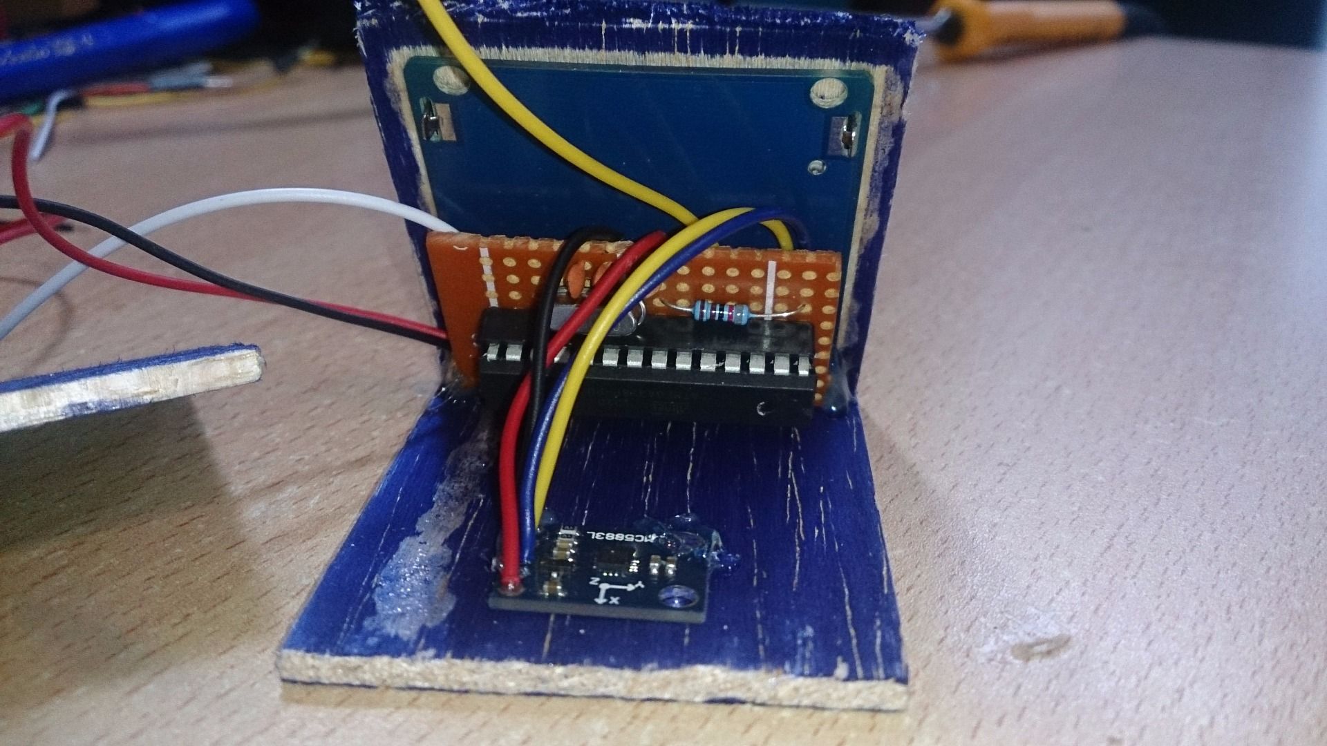 Arduino Digital Magnetic Compass (HMC5883L - 2 Display Modes) : 4 Steps ...