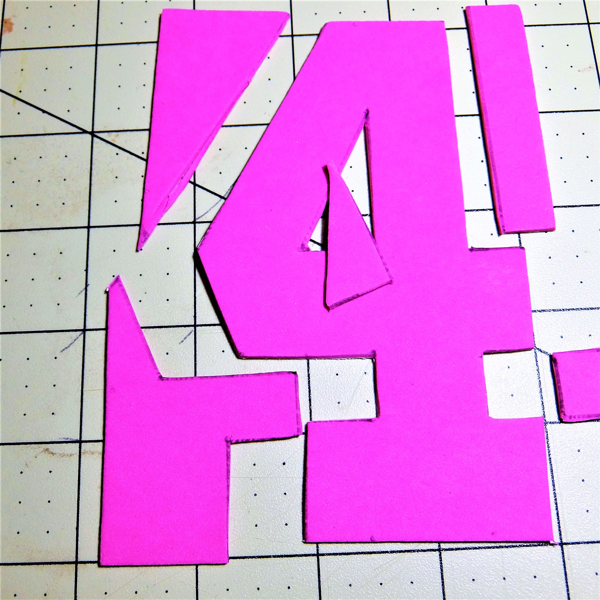 Draw and Cut Out Jersey Numbers 0 to 9 : 14 Steps (with Pictures ...