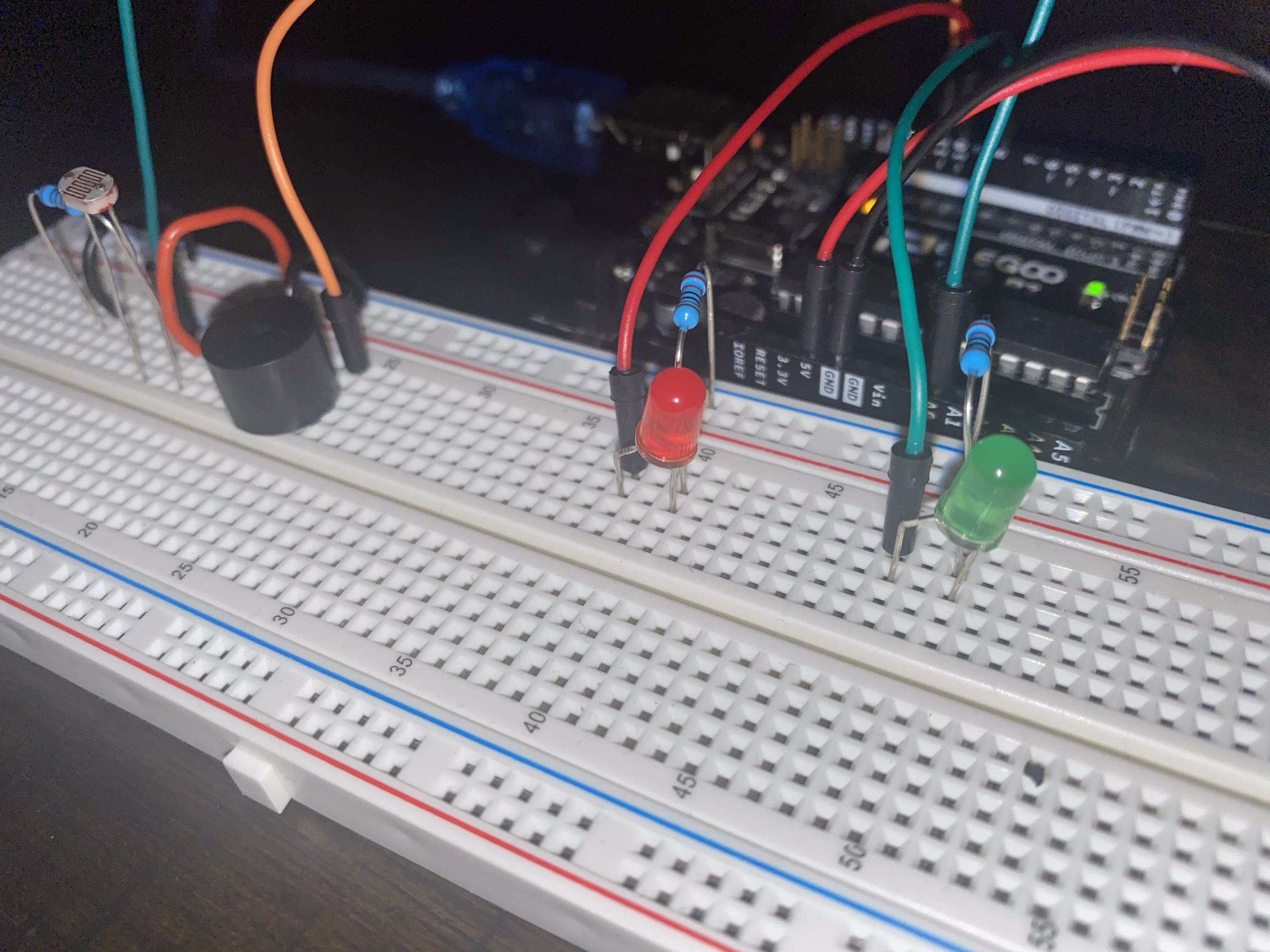 How to Use a Photoresistor and Active Buzzer With Arduino. : 3 Steps ...
