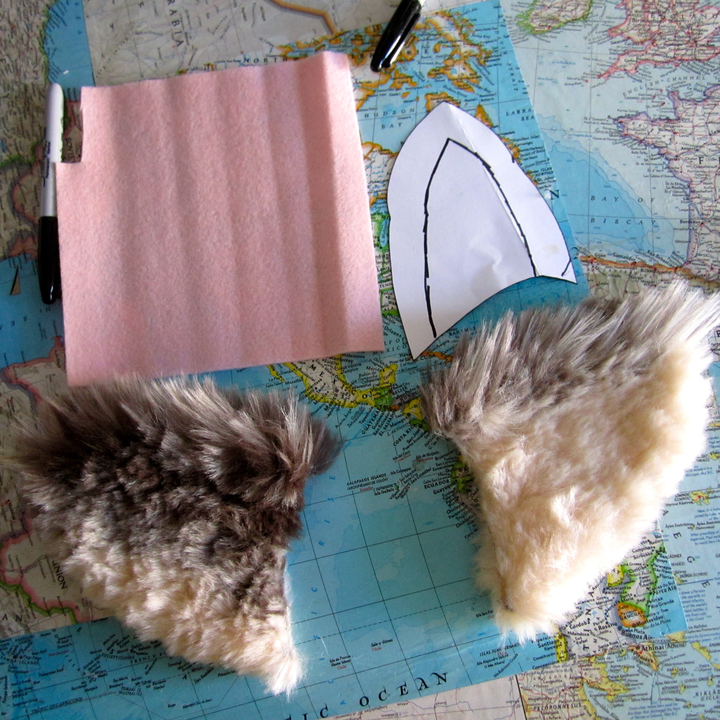 Faux Fur Animal Ears : 16 Steps (with Pictures) - Instructables
