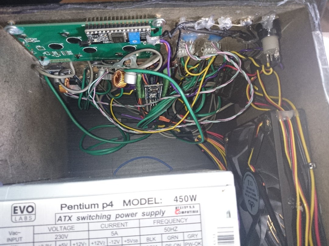 Bench PSU Power Supply From Old ATX With Arduino and LCD Monitor : 7 ...