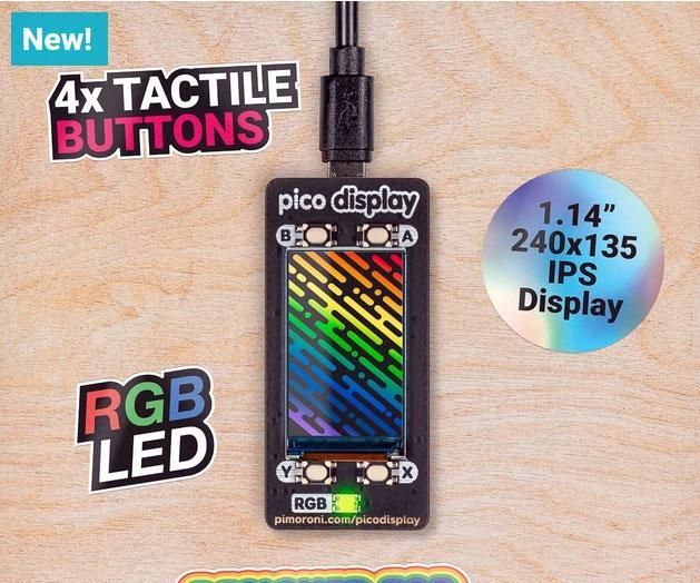 Pimoroni Pico Display Workout : 3 Steps - Instructables