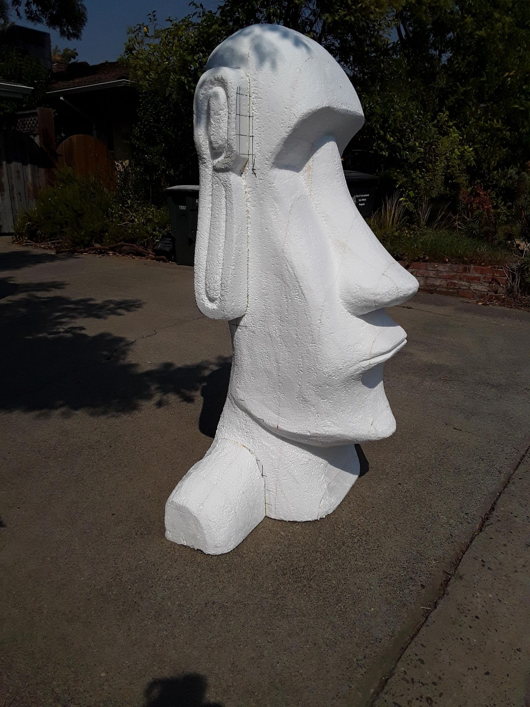 Moai From Recycled Foam : 8 Steps (with Pictures) - Instructables