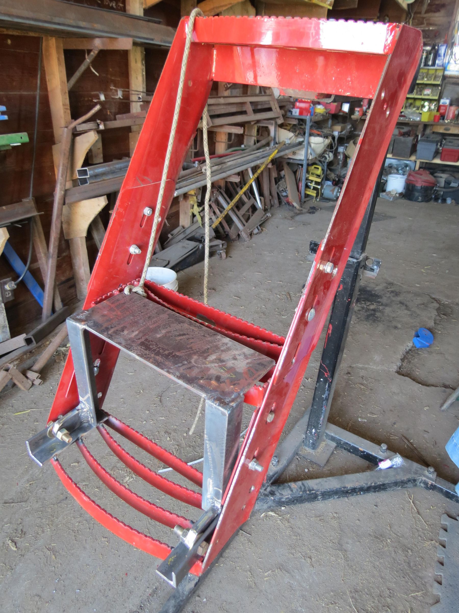 Fold-up Tractor Step Assistive Technology : 3 Steps (with Pictures ...