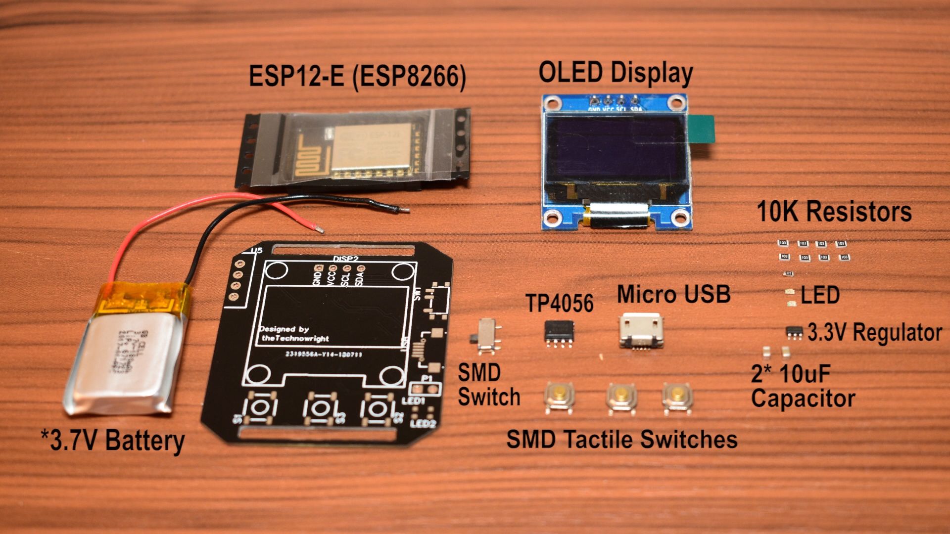Make a DIY Smartwatch Using ESP8266 : 7 Steps (with Pictures ...