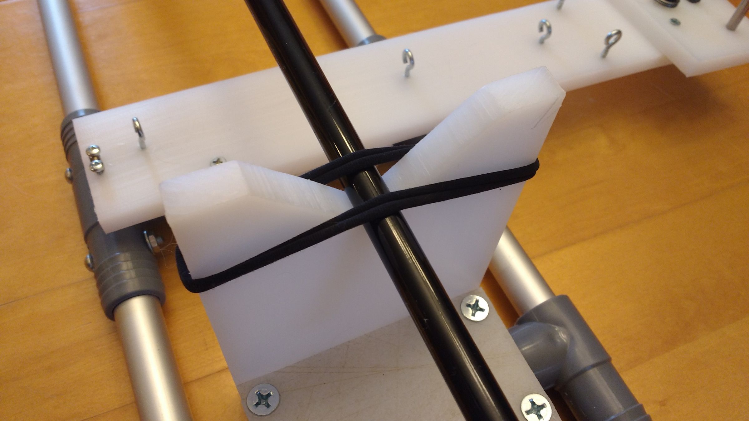 Fishing Rod Wrapping Jig Made From Crutches & HDPE Cutting Board : 8 ...