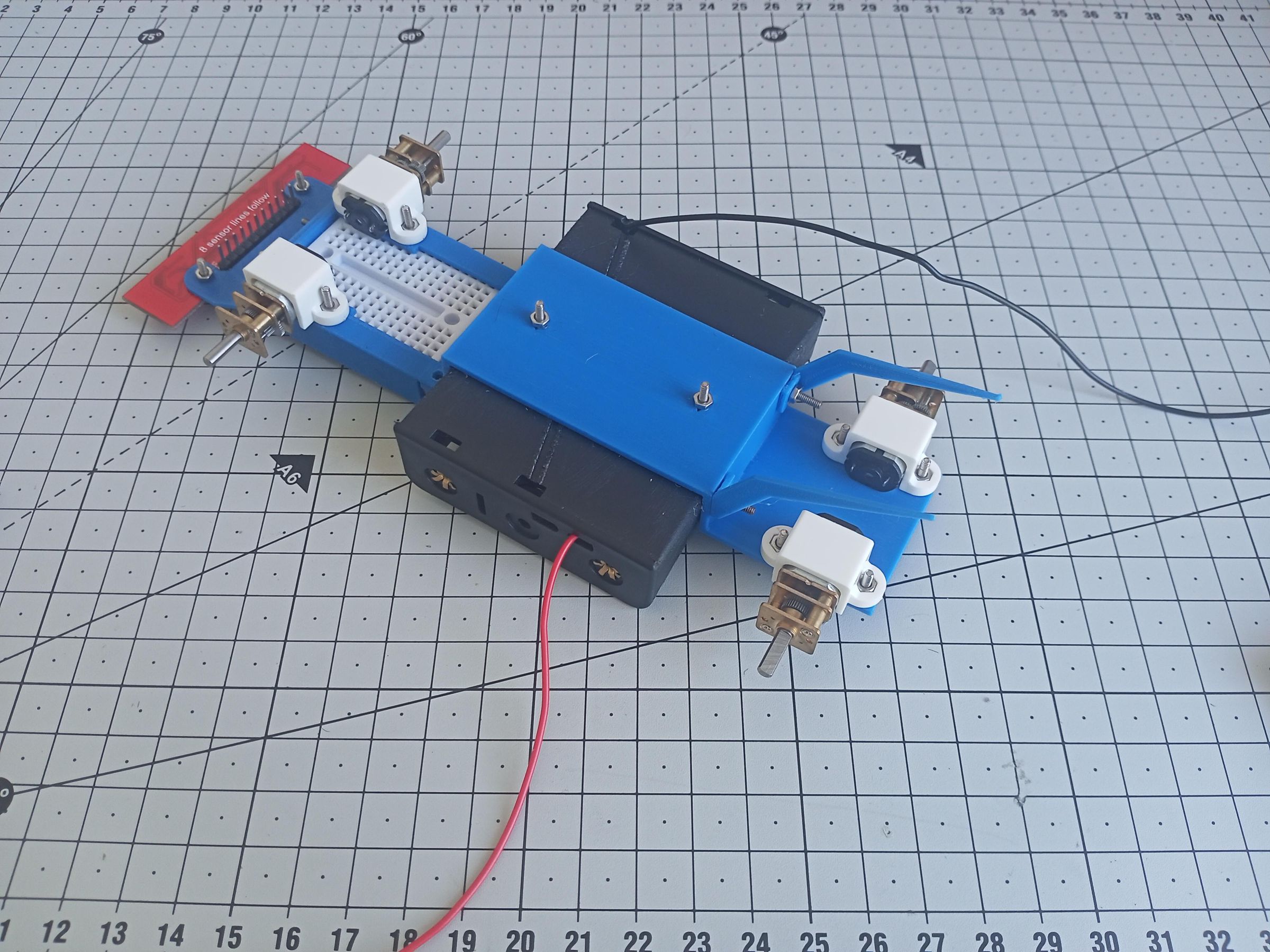 4 Wheel Drive Line Follower Robot : 37 Steps (with Pictures ...