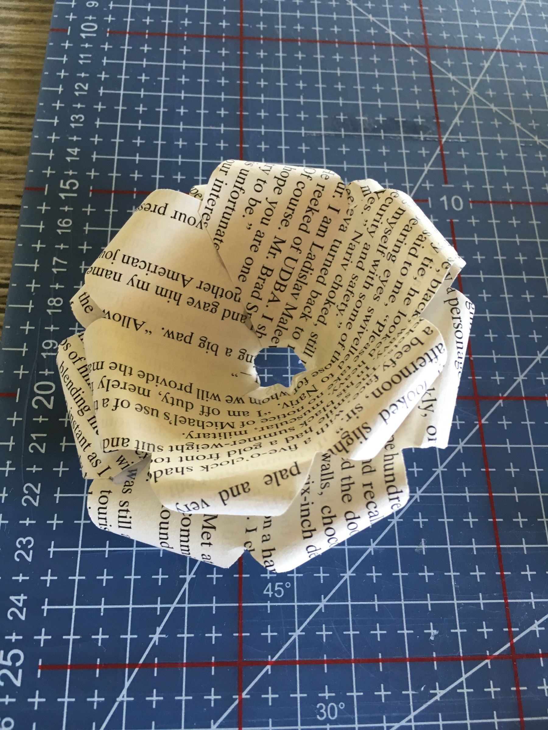 Book Page Roses : 5 Steps (with Pictures) - Instructables