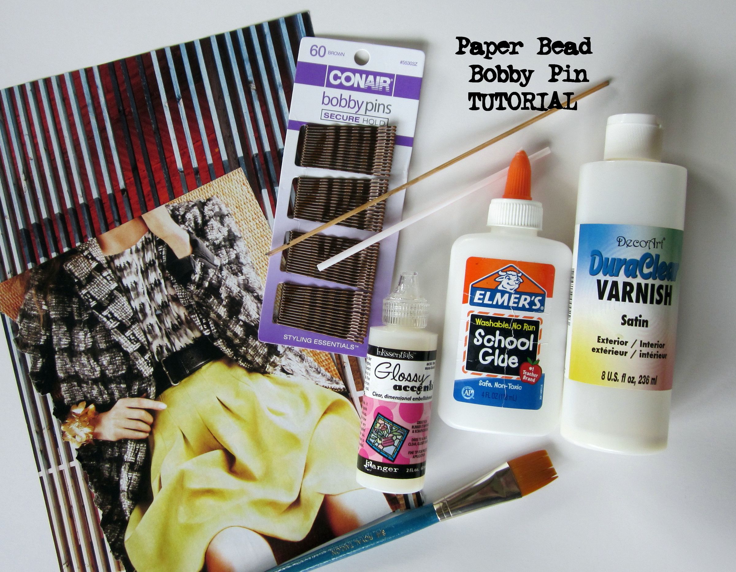 DIY Paper Embellished Bobby Pin : 5 Steps (with Pictures) - Instructables