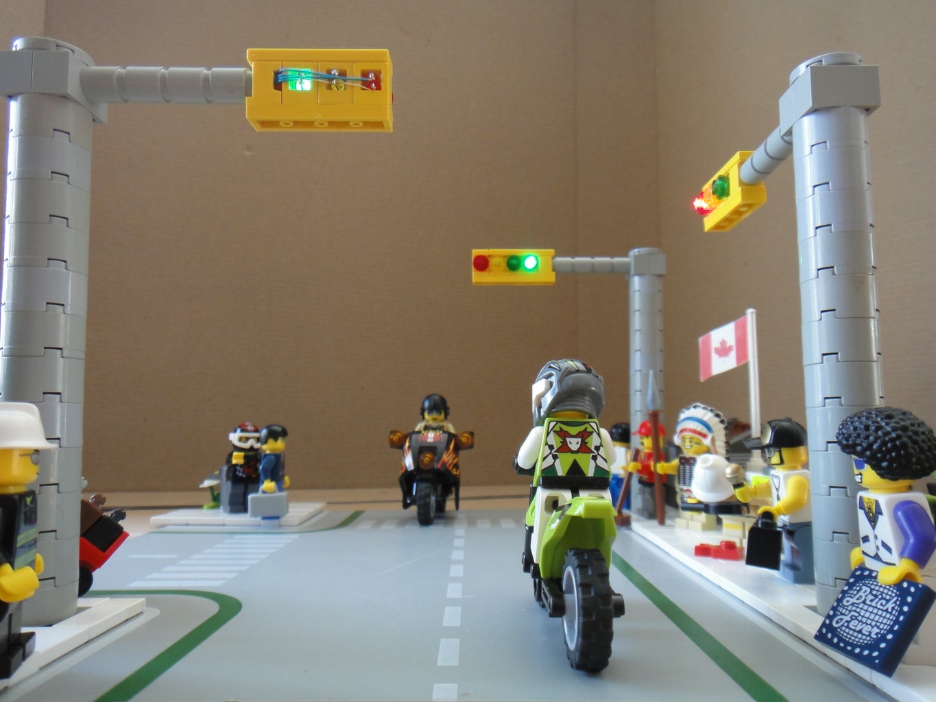 Lego T Intersection Led Traffic Light 27 Steps With Pictures Instructables
