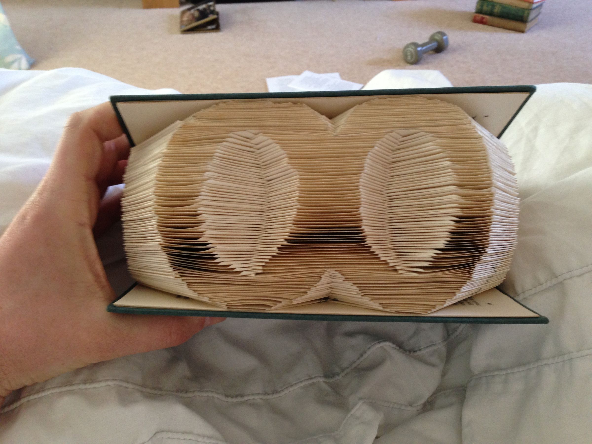 Folding Book Art - Wedding Table Numbers : 7 Steps (with Pictures ...