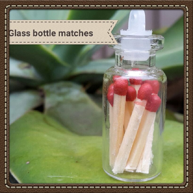 Mini Match Glass Bottle! : 3 Steps (with Pictures) - Instructables