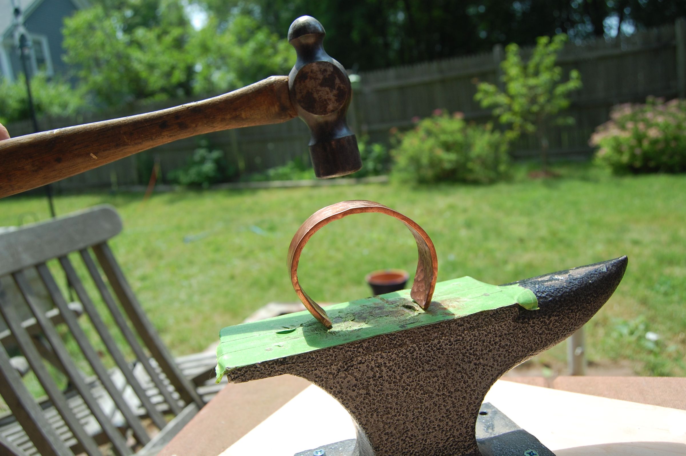 Hammered Copper Bangle : 4 Steps (with Pictures) - Instructables